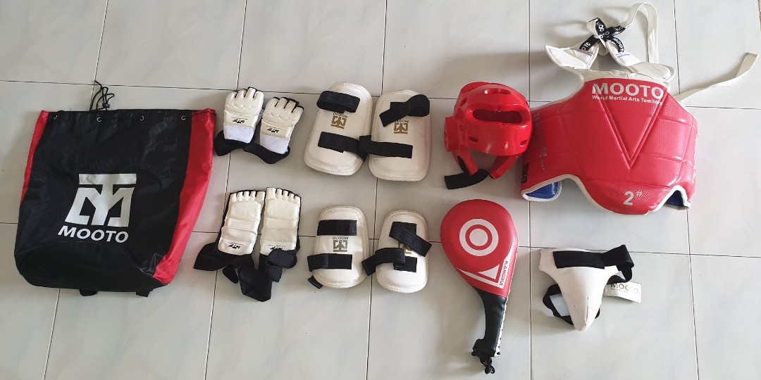 Taekwondo guards 7 in 1 (full set) for kids, Sports Equipment, Other ...