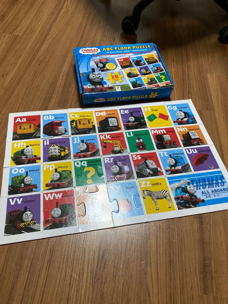 Thomas &friends ABC floor puzzle, Babies & Kids, Toys & Walkers on ...