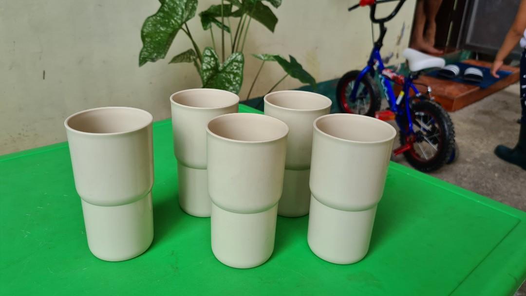 Tupperware tall drinking glass, Furniture & Home Living, Kitchenware ...