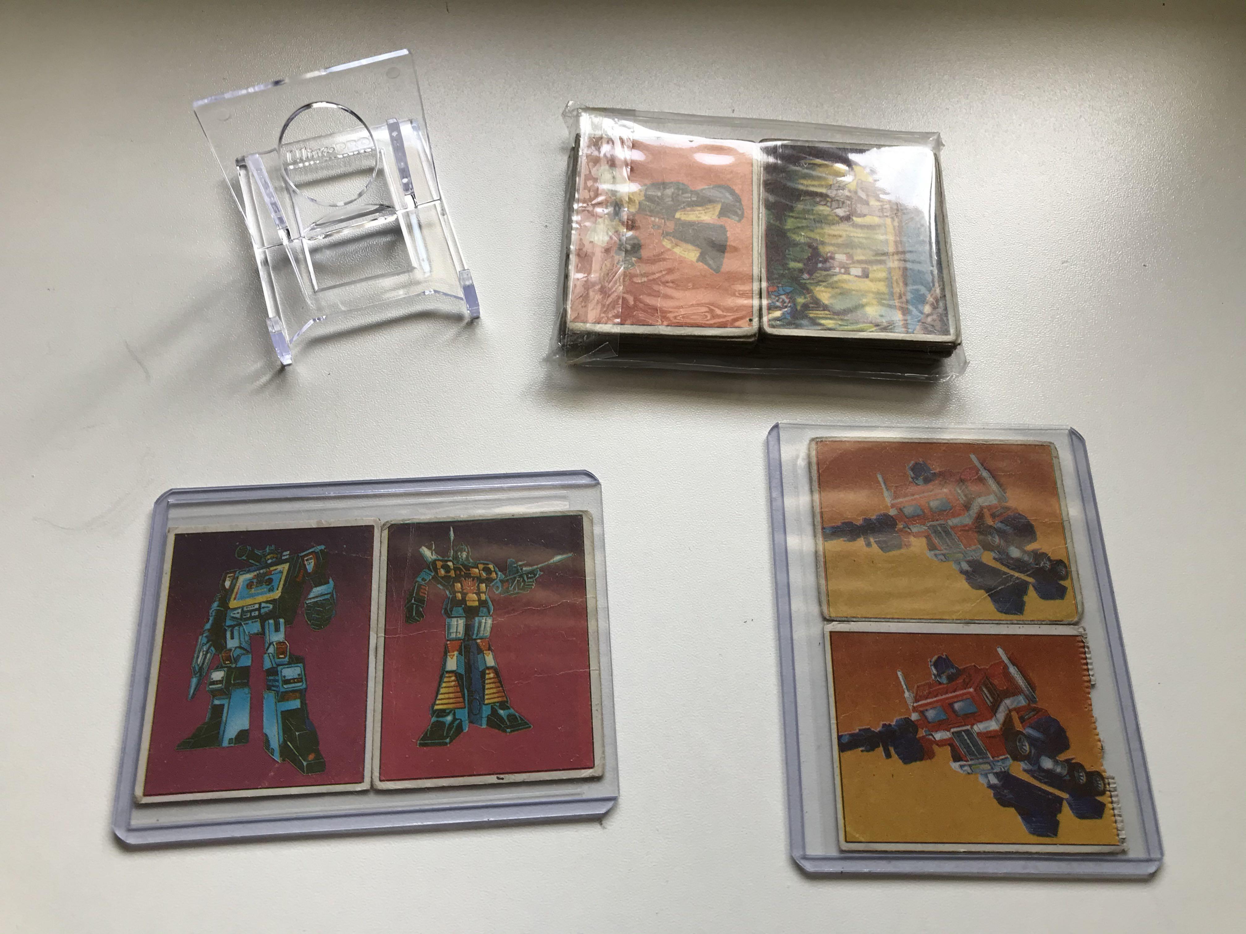 Vintage 1985 Transformers Cards G1 Lot with Optimus Prime, Hobbies ...