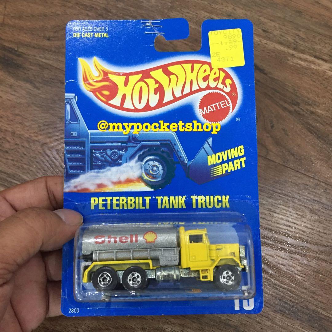 (RESERVED) Vintage Hot Wheels PETERBILT TANK TRUCK - Shell Oil Tanker ...