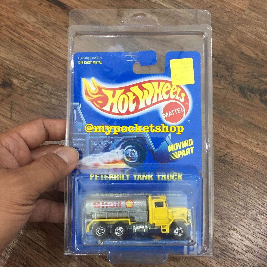 (RESERVED) Vintage Hot Wheels PETERBILT TANK TRUCK - Shell Oil Tanker ...