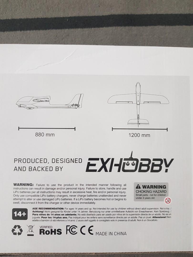 Volantex RC Ranger G2 FPV beginner glider trainer plane airplane drone ...