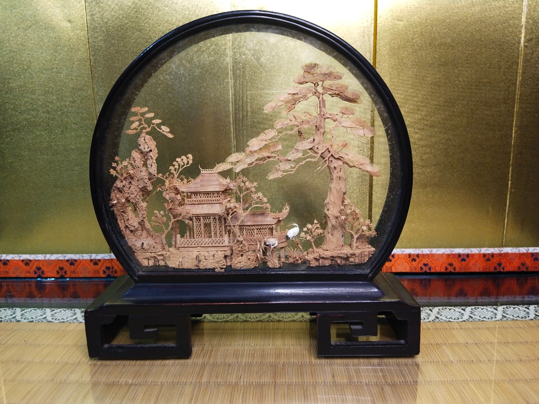 Wood display, Wood house display, Display, collectible, Hobbies & Toys ...