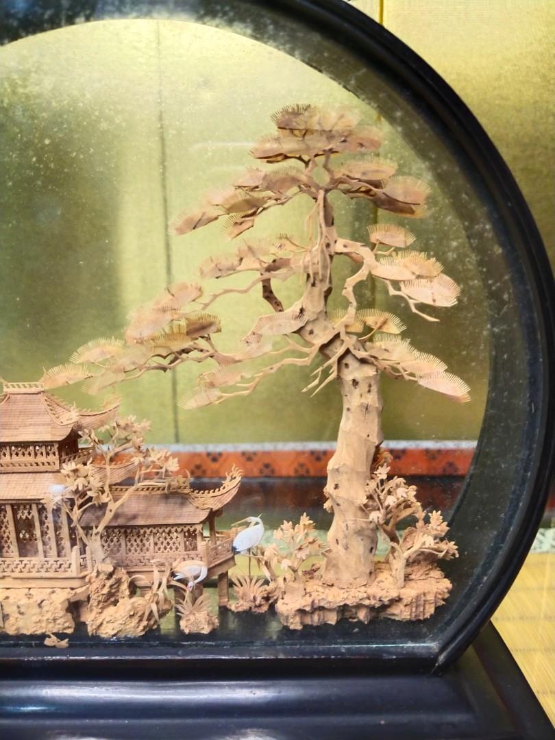 Wood display, Wood house display, Display, collectible, Hobbies & Toys ...