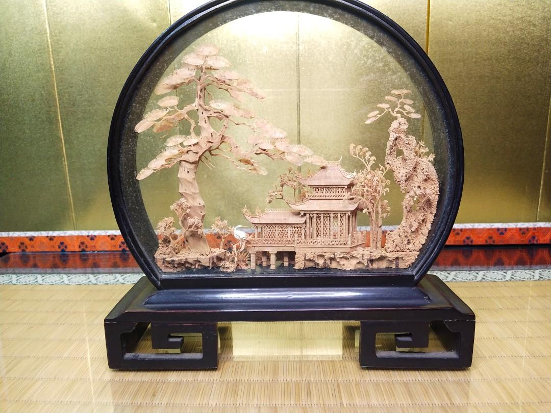 Wood display, Wood house display, Display, collectible, Hobbies & Toys ...