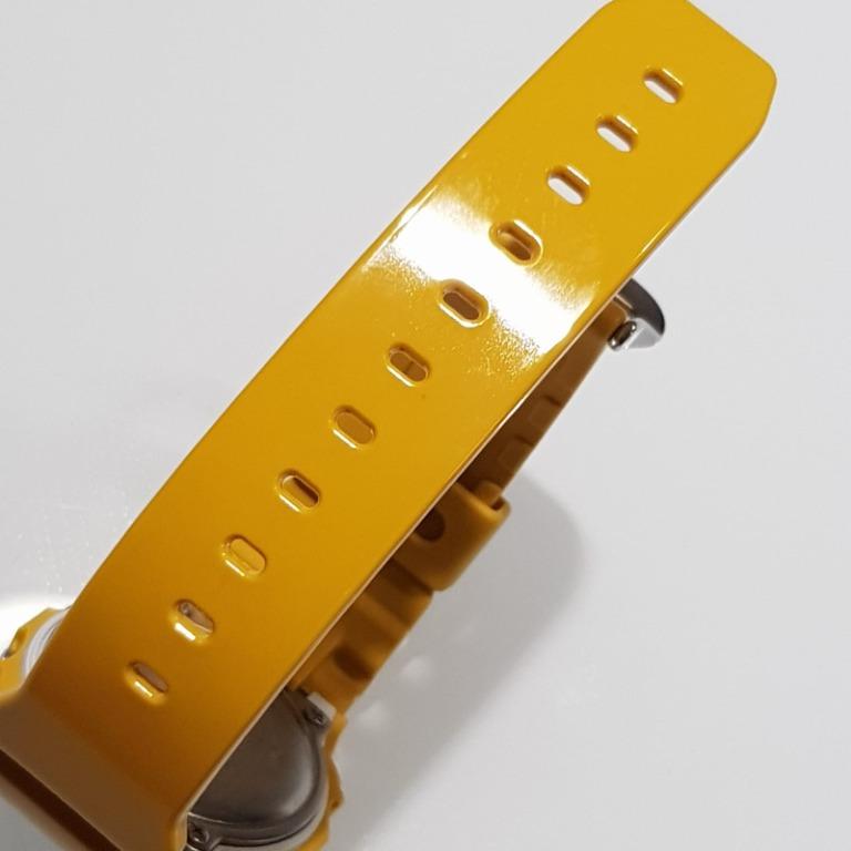 Authentic Mustard Yellow. Metallic Reflective Digits. Negative Green ...