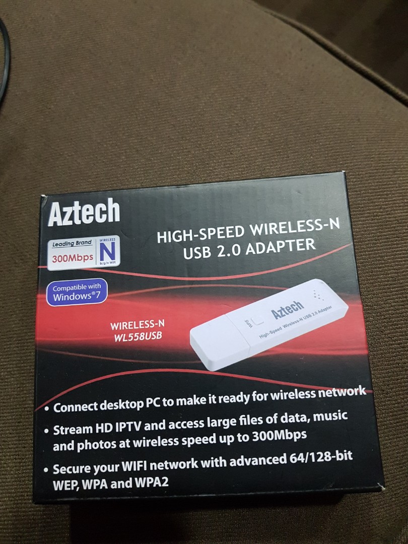 Aztech Wireless Adapter USB2.0, Computers & Tech, Parts & Accessories ...