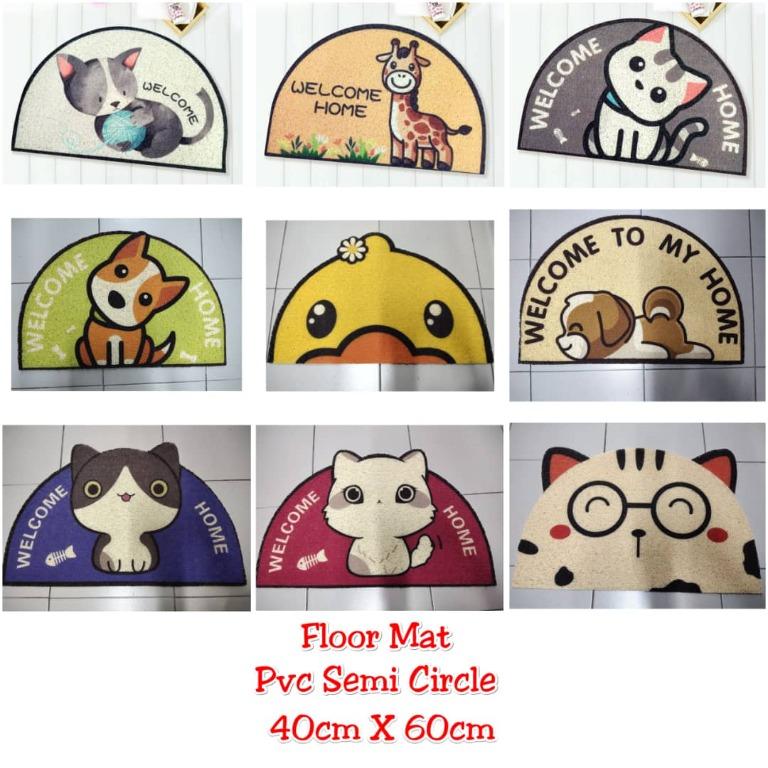 Beautiful Floor Mat ( Animated / Cartoon / Floral ), Furniture & Home ...