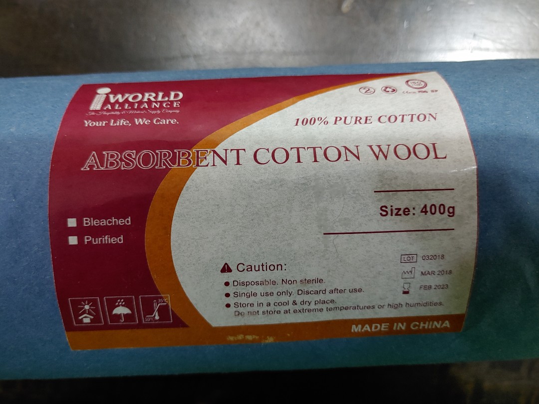 Cotton Wool/Kapas, Beauty & Personal Care, Bath & Body, Bath on Carousell