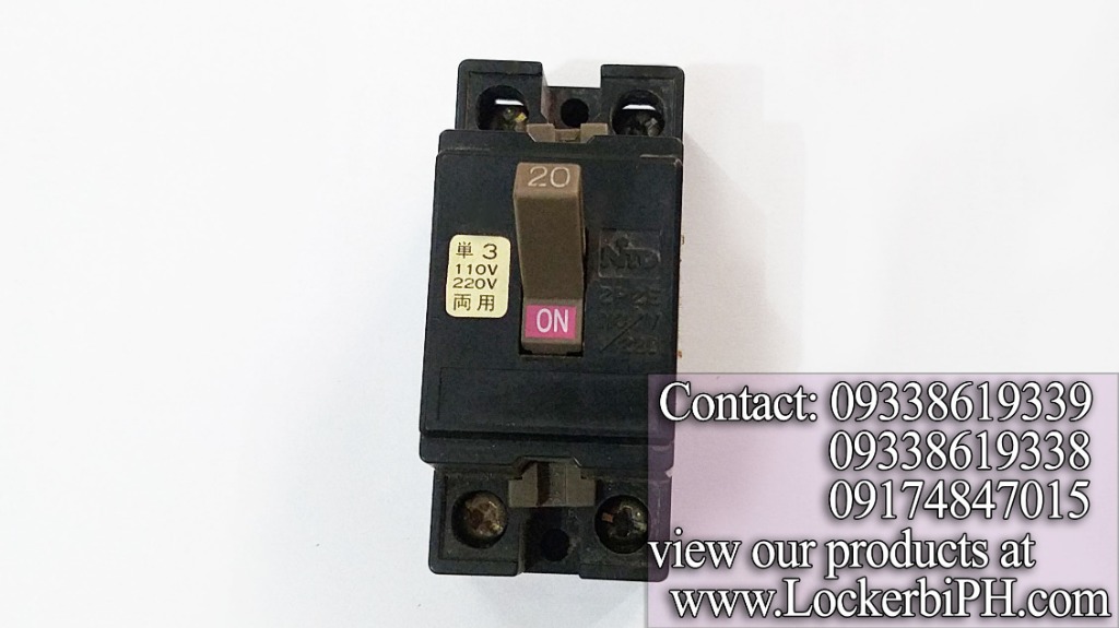 Circuit Breaker switch 20A Nto 20 Amperes from Japan single phase nito ...