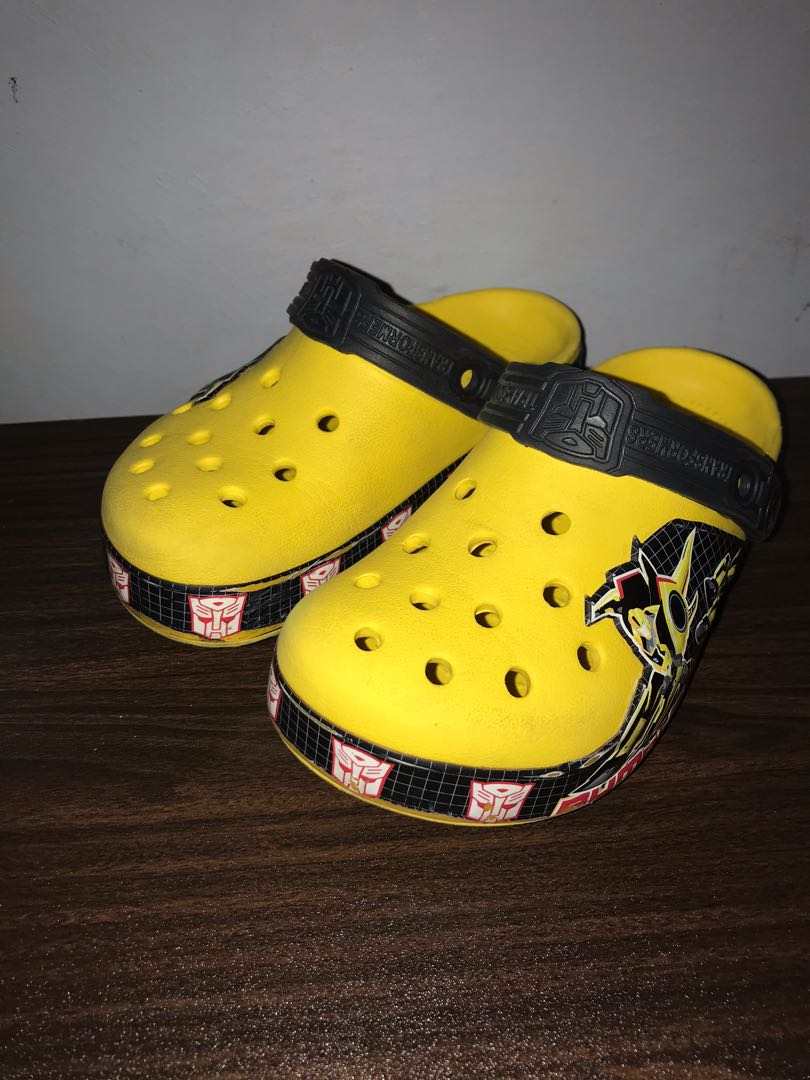 CROCS- limited edition (transformers), Babies & Kids, Babies & Kids ...