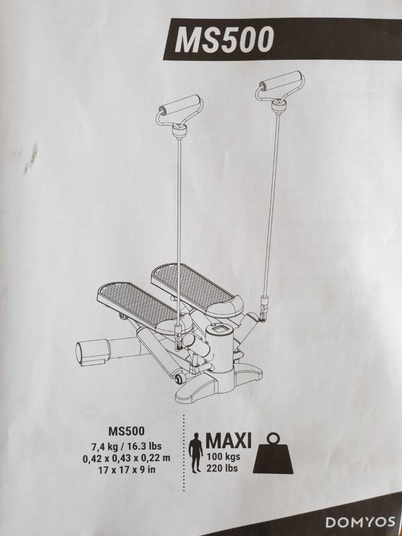 Decathlon DOMYOS Stepper MS500, Sports, Weights & Gym Equipment on Carousell