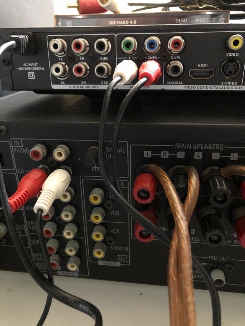 Denon AVR 600 Amplifier with speakers . Good working condition.View and ...