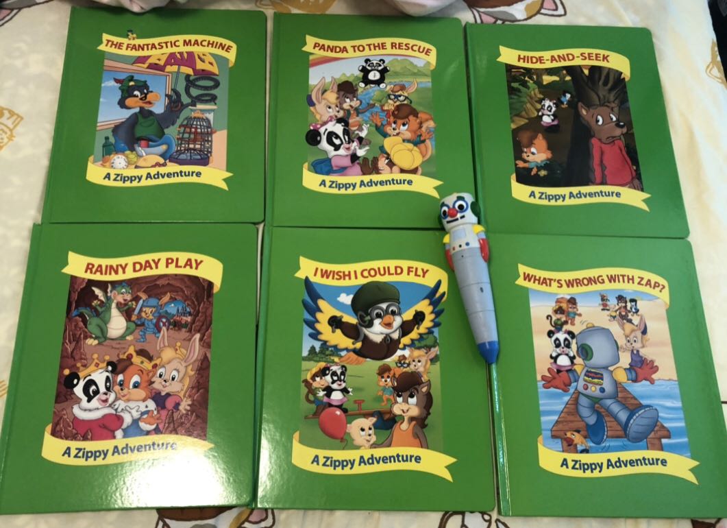 Dwe Zippy and his adverture 互動學習書, 興趣及遊戲, 書本 & 文具, 小說 & 故事書 - Carousell