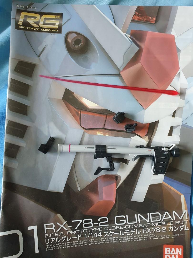 *BUILT* RG01 RX-78-02 Gundam, Hobbies & Toys, Toys & Games on Carousell