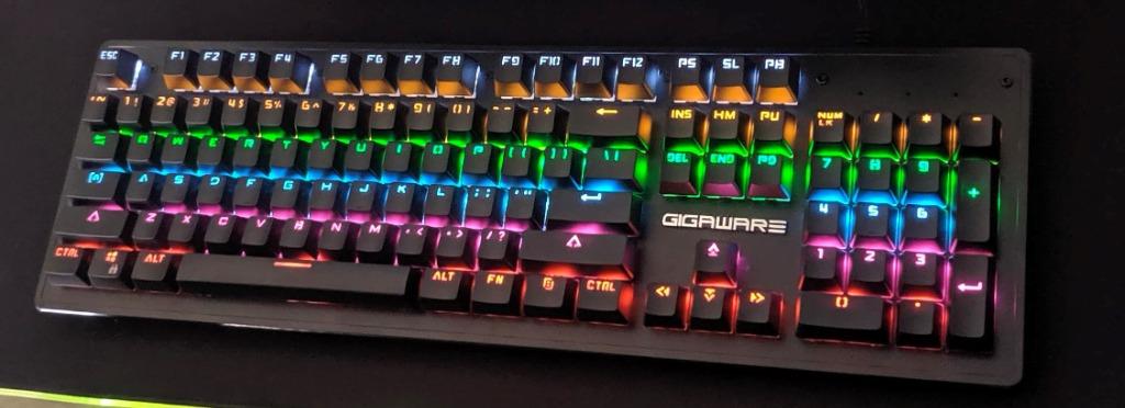 Gigaware K880 Full Size Blue Switch Gaming Mechanical Keyboard, Computers & Tech, Parts ...
