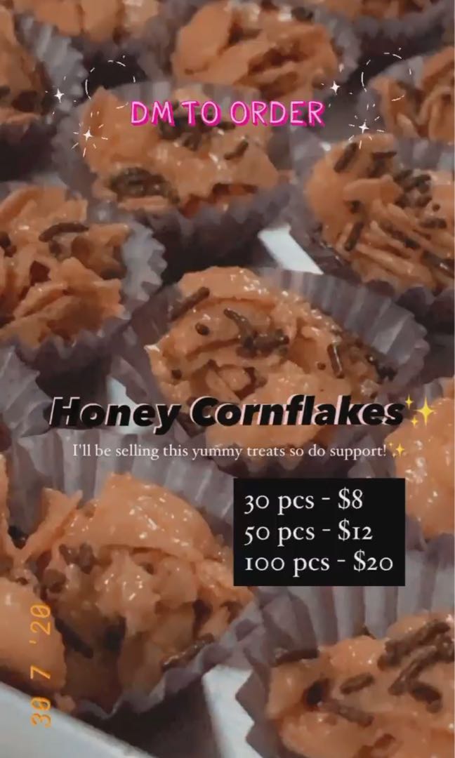 Honey & Koko Cornflakes, Food & Drinks, Baked Goods on Carousell