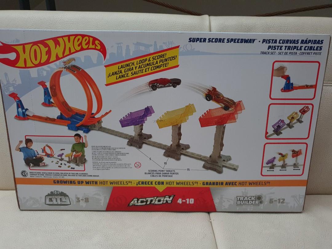 Hot wheels super score speedway track set, Hobbies & Toys, Toys & Games ...
