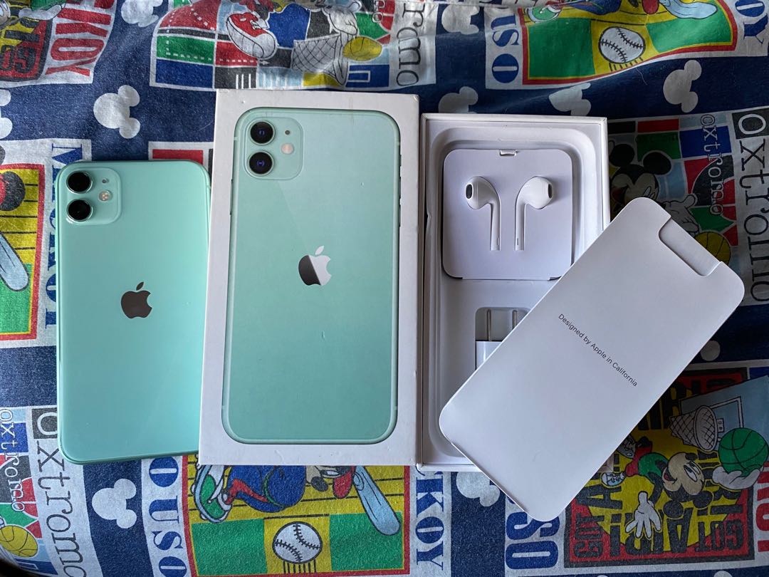 Iphone 11 Mint Green 64gb DUAL FU, Mobile Phones & Gadgets, Mobile ...