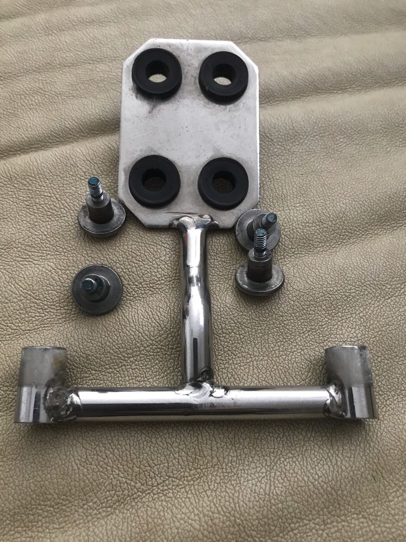 Stainless steel IU Bracket, Motorcycles, Motorcycle Accessories on ...