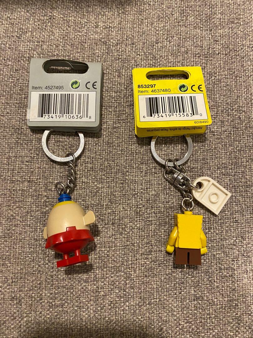 Lego Keychain - Spongebob + Mrs Puffs, Hobbies & Toys, Toys & Games on ...