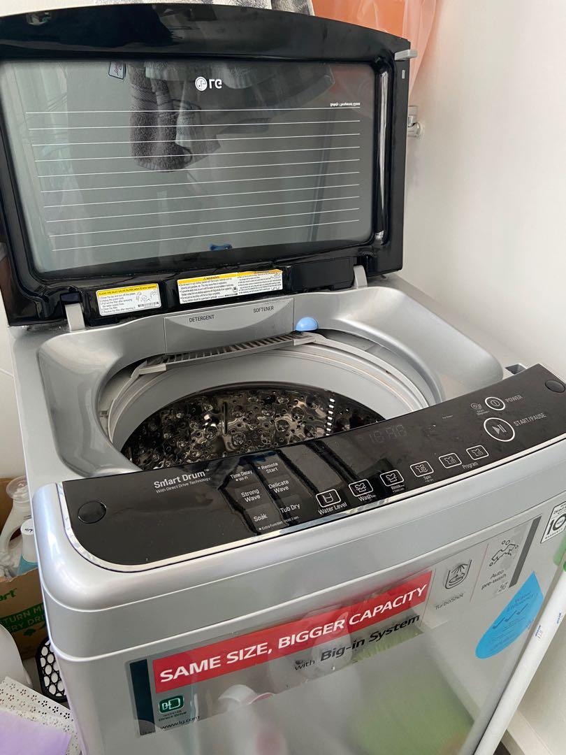 LG Direct Drive Top Load 10kg Washing Machine, Home Appliances ...