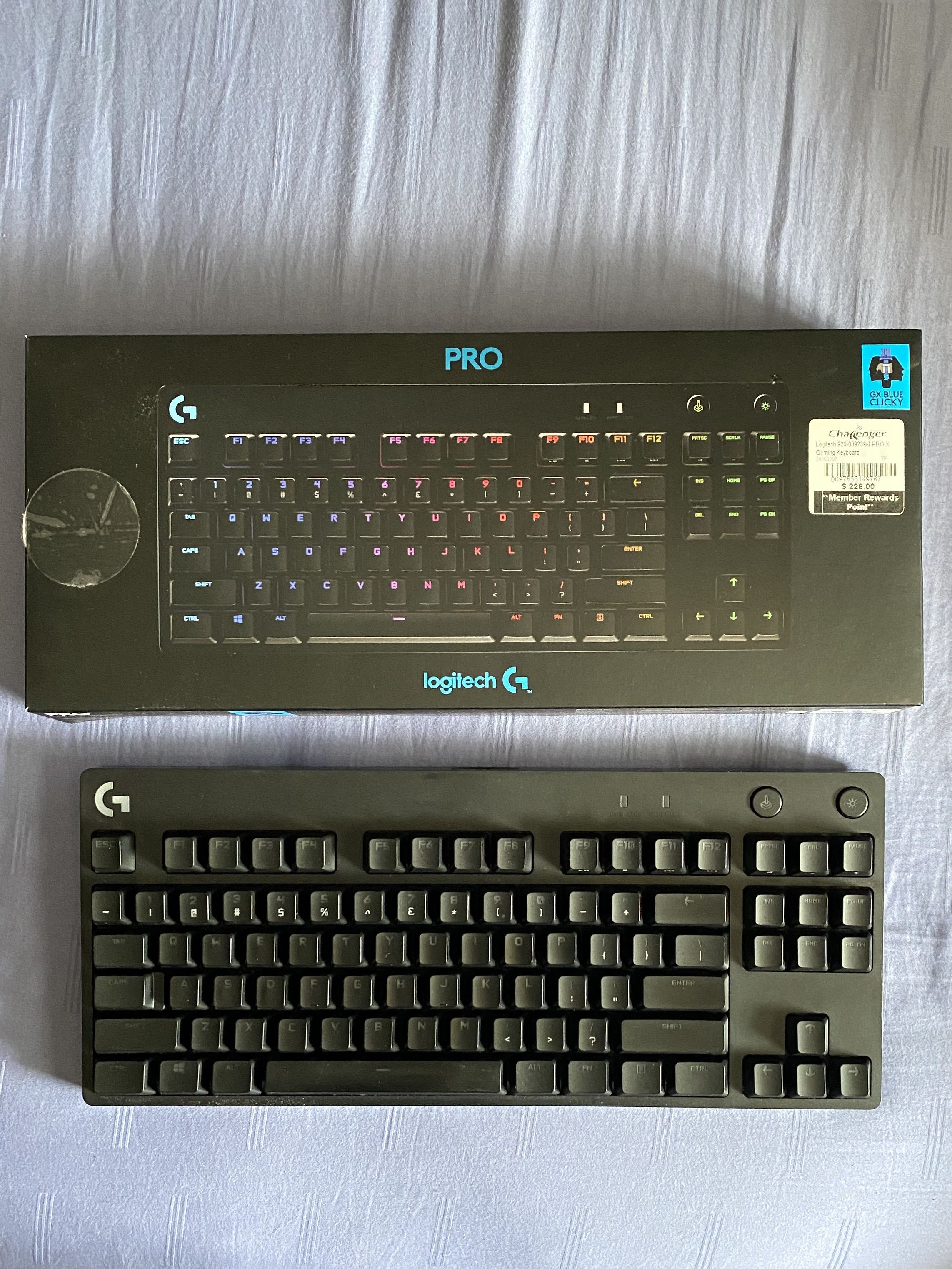 Logitech Pro X Mechanical RGB Gaming Keyboard , Electronics, Computer ...
