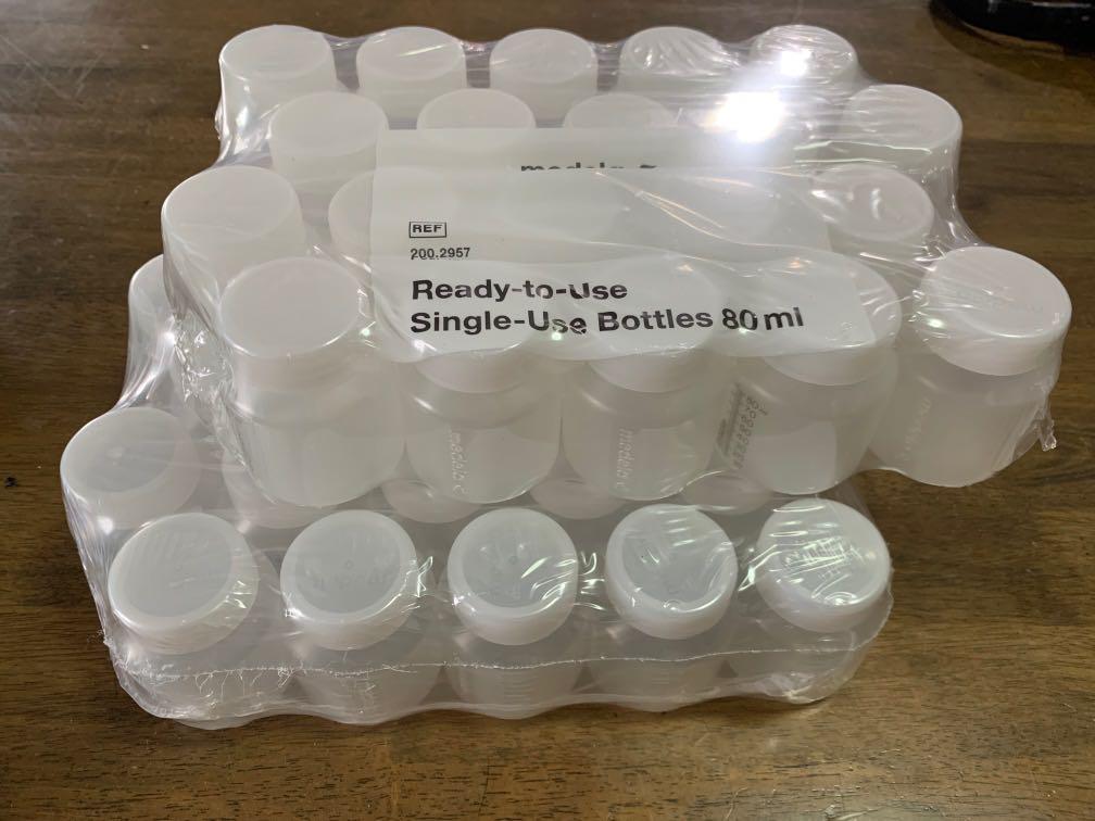 Medela Ready-To-Use Single-Use Bottles 80ml, Babies & Kids, Nursing ...