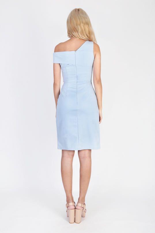 MGP Label - Ondrea Toga Dress in Sky Blue, Women's Fashion, Tops ...