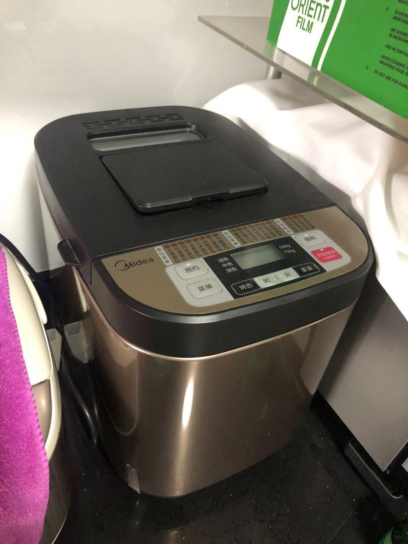 Midea Bread Maker ESC1510, TV & Home Appliances, Kitchen Appliances ...