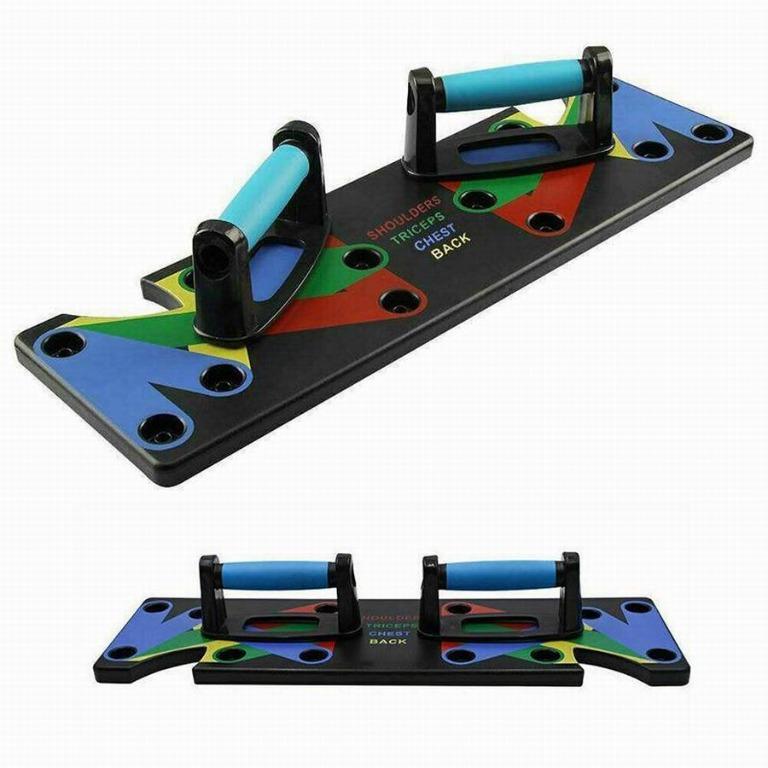 Multifunctional Combination Strength Trainer Push Up Plate Board Biceps ...