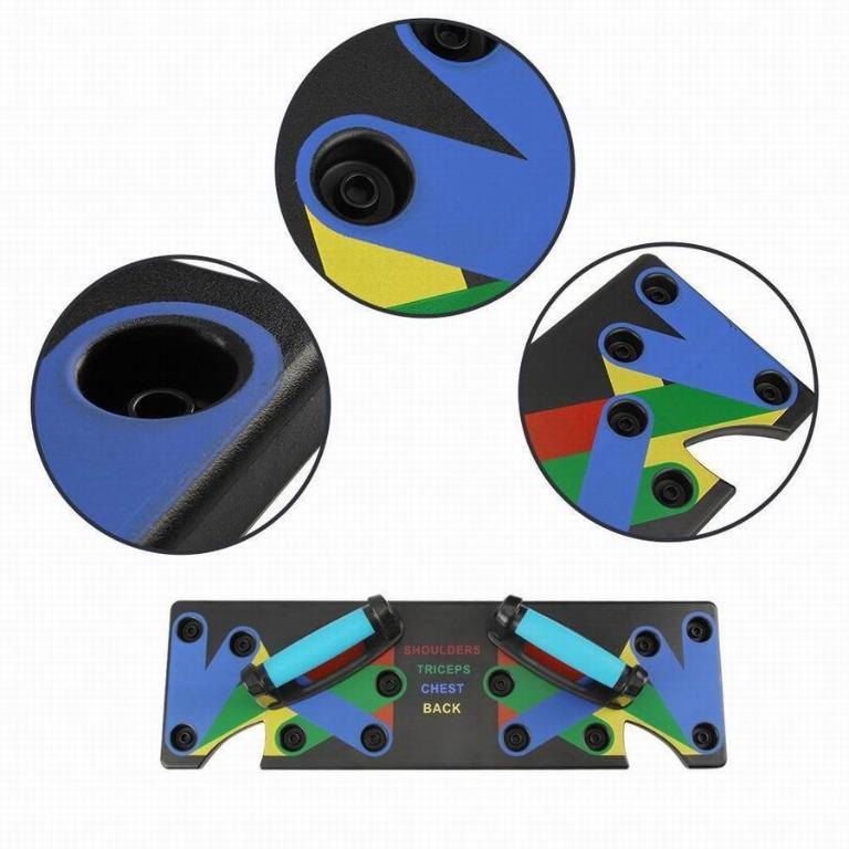 Multifunctional Combination Strength Trainer Push Up Plate Board Biceps ...