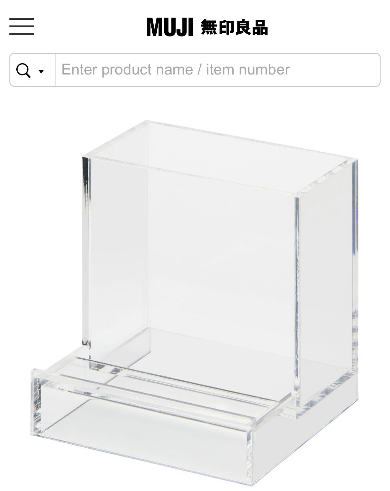 (NEW) Muji Acrylic Smartphone Stand, Mobile Phones & Gadgets, Mobile ...