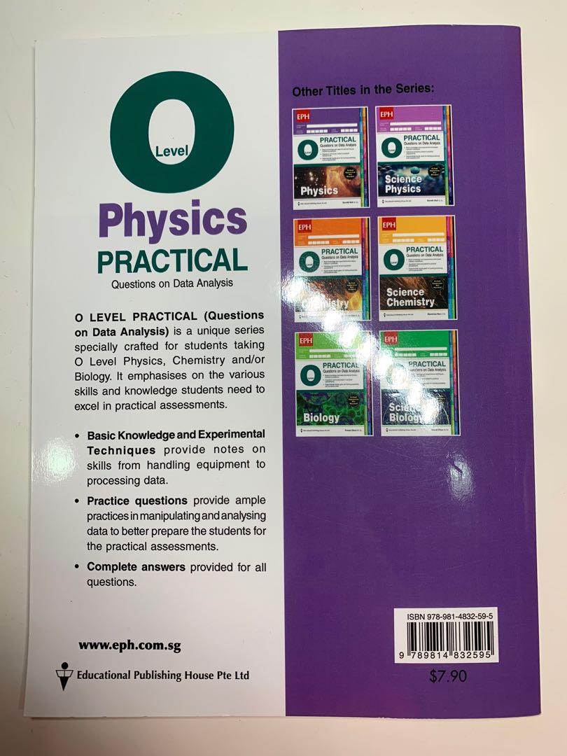 O Level Physics Practical Assessment Book, Hobbies & Toys, Books ...