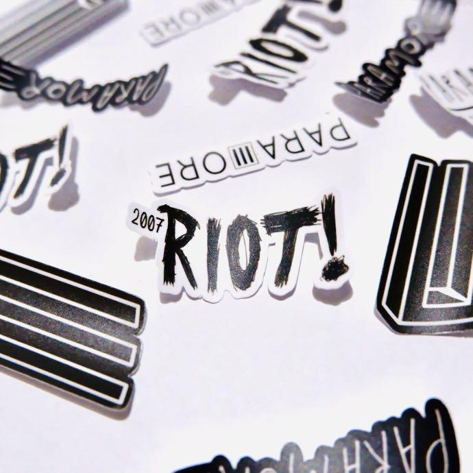 PARAMORE Collectible Sticker, Hobbies & Toys, Memorabilia ...