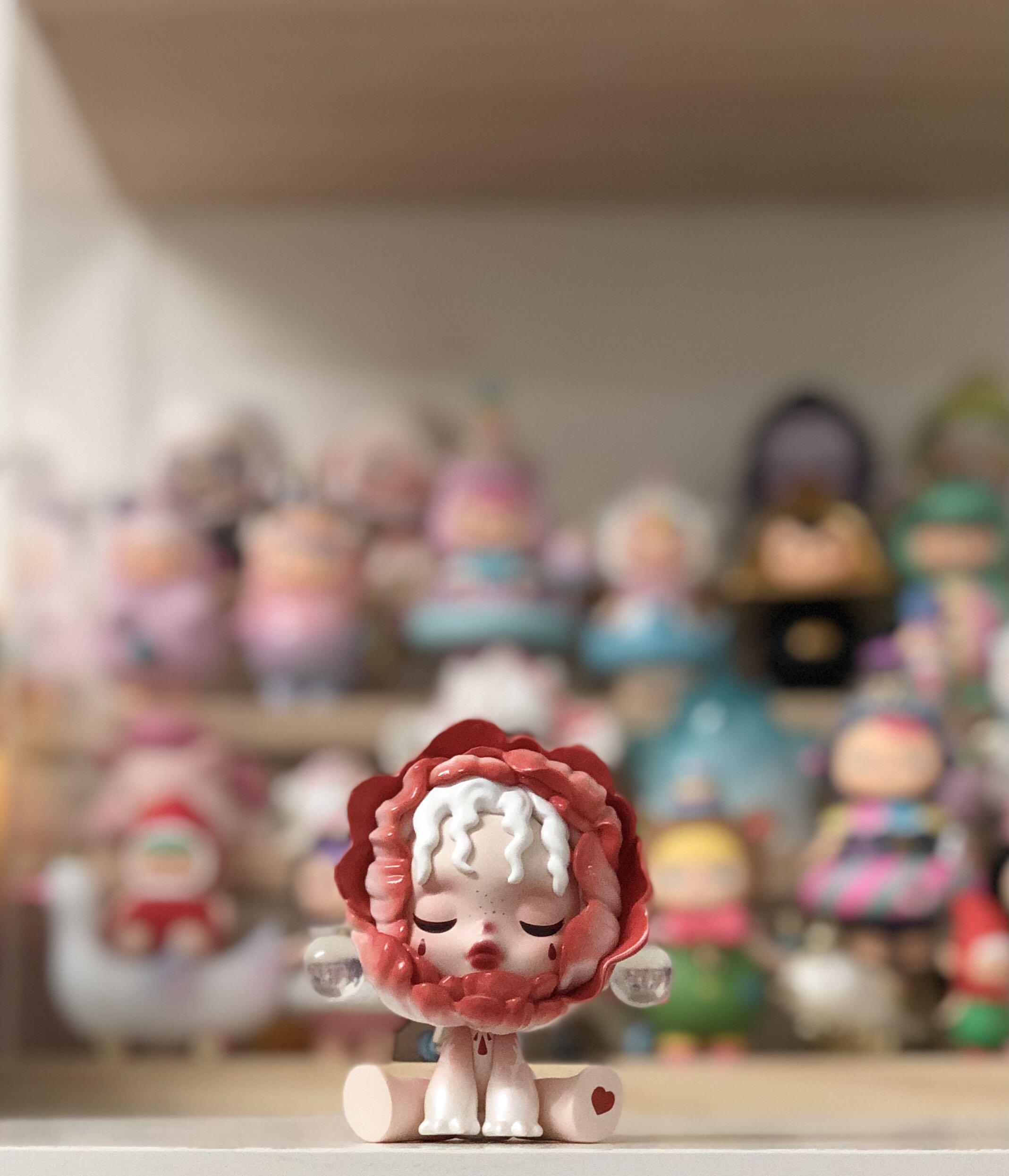 popmart Skullpanda bloody rose, Hobbies & Toys, Toys & Games on Carousell