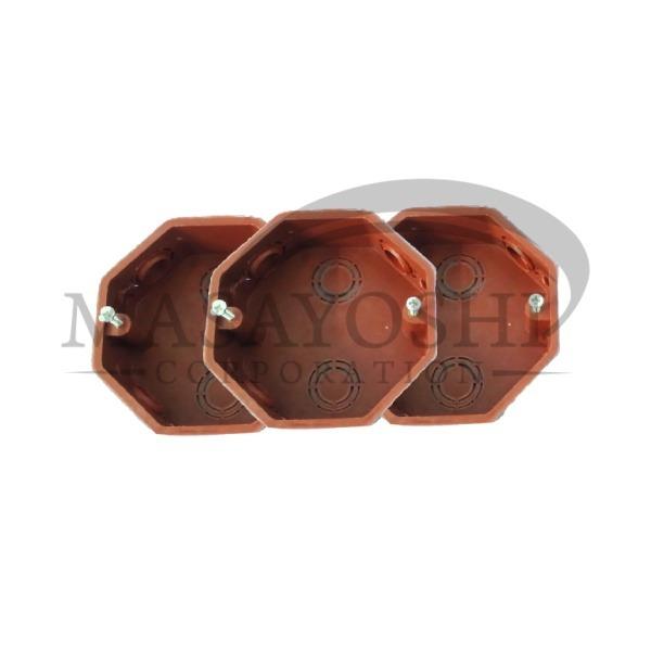 Pvc Junction Box with 2 Screw Octagonal | Junction Box | Screw ...