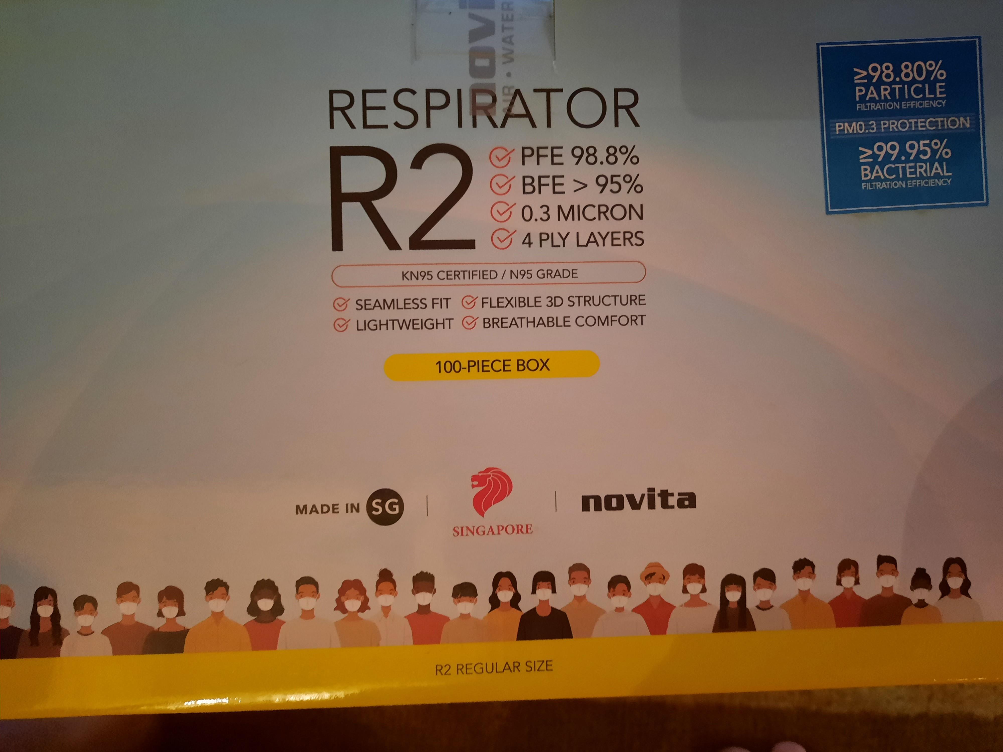 R2 Respirator masks, Everything Else on Carousell