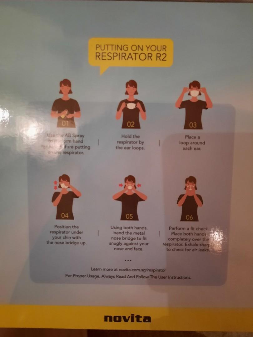R2 Respirator masks, Everything Else on Carousell