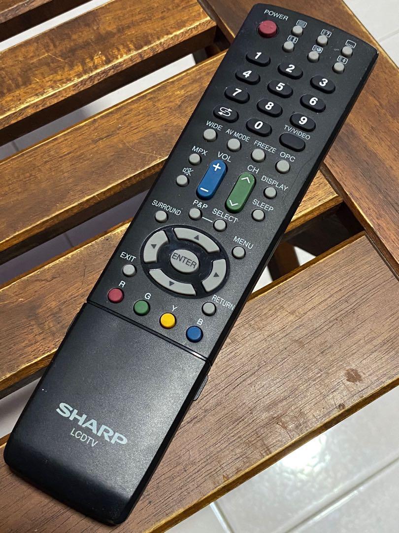 Sharp TV Remote Control GA633WJSA, TV & Home Appliances, TV ...
