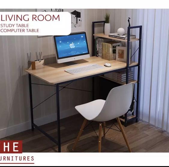 Simple study table, Furniture & Home Living, Furniture, Tables & Sets ...
