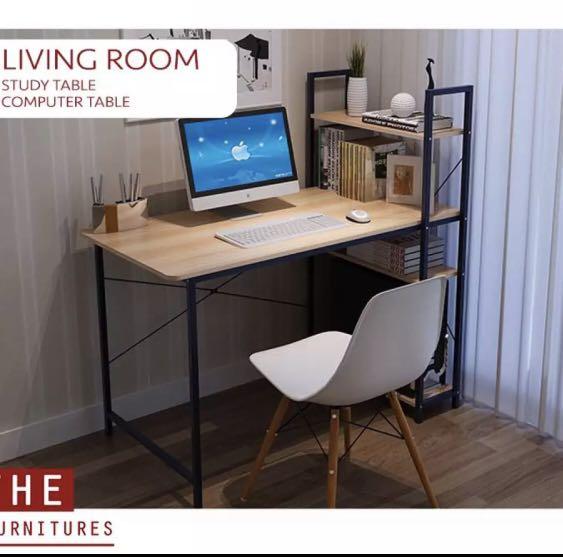 Simple study table, Furniture & Home Living, Furniture, Tables & Sets ...