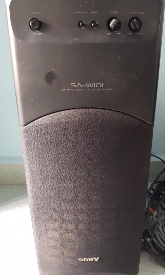 SONY SA-W101 Subwoofer, Audio, Soundbars, Speakers & Amplifiers on ...