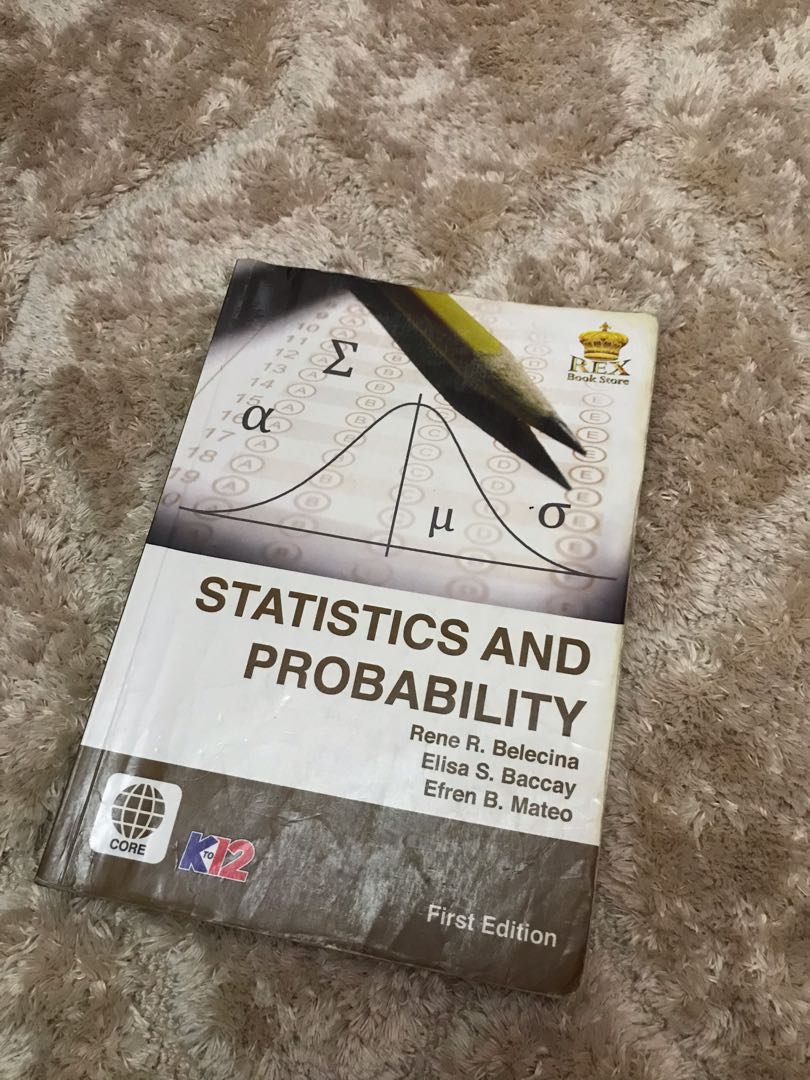 Statistics and Probability (Rex Book Store) Mathematics Book, Hobbies ...