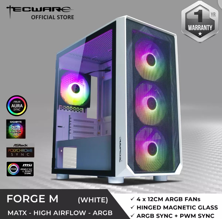 Tecware Forge with rgb fans, Computers & Tech, Parts & Accessories ...
