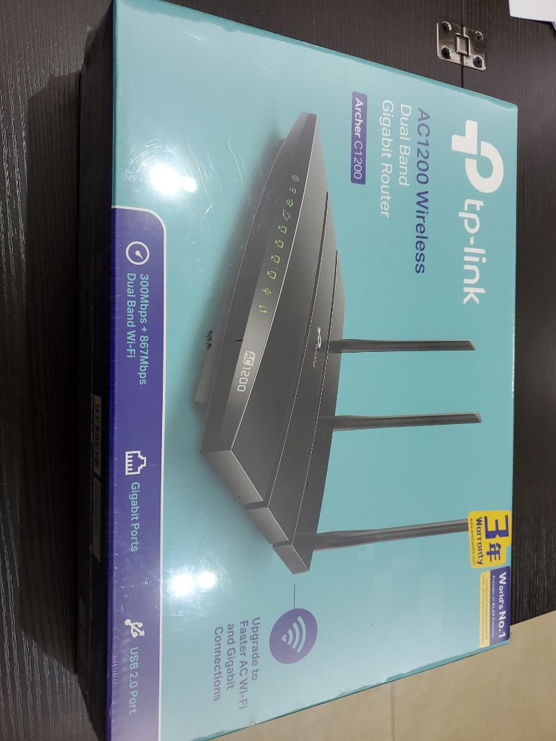 TP-LINK AC1200 Wireless Dual Band Gigabit Router Archer C1200, 電腦 ＆ 平板 ...