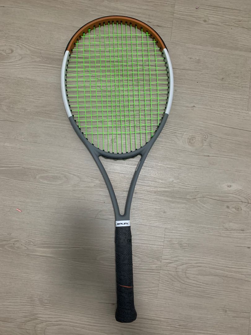Wilson Blade v7 16x19 Roland Garros Special Edition, Sports, Sports ...