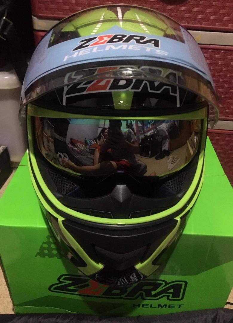 ZEBRA HELMET, Motorbikes, Motorbike Parts & Accessories, Helmets and ...