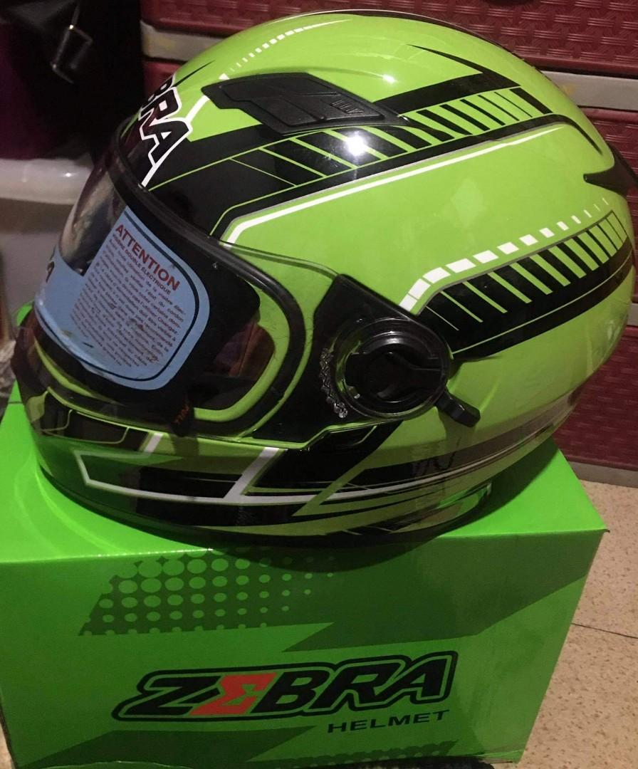 ZEBRA HELMET, Motorbikes, Motorbike Parts & Accessories, Helmets and ...
